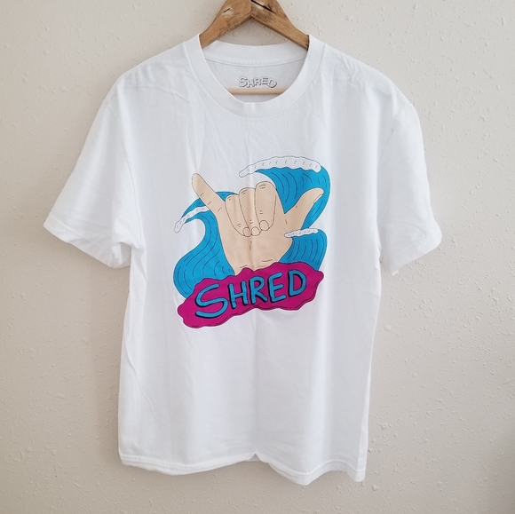 Shred | Shirts | Shred Hand Logo Graphic Band Tee | Poshmark